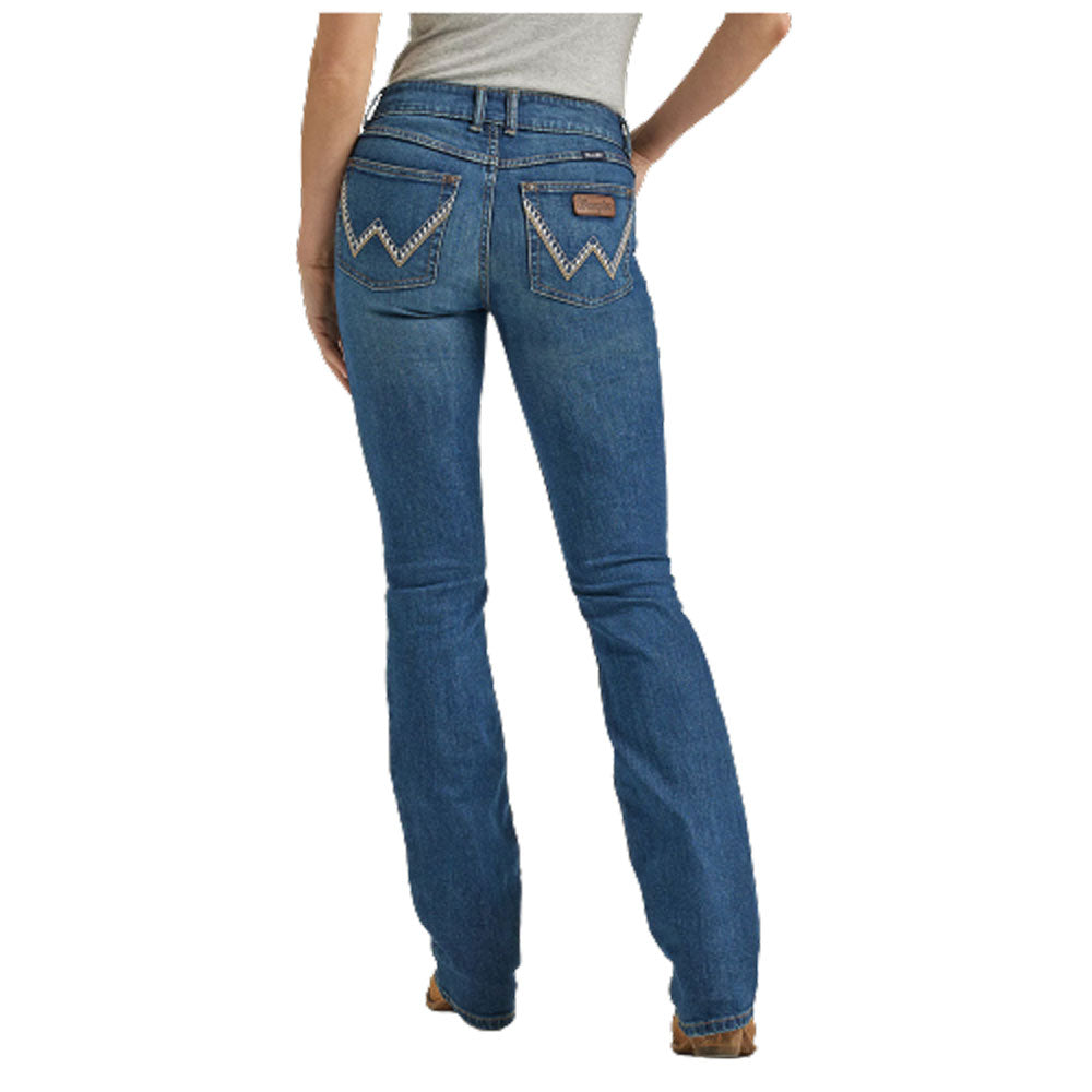 112338898 Wrangler Women's Retro Mae Mid Rise Bootcut Jean - Emma | The Wire Horse