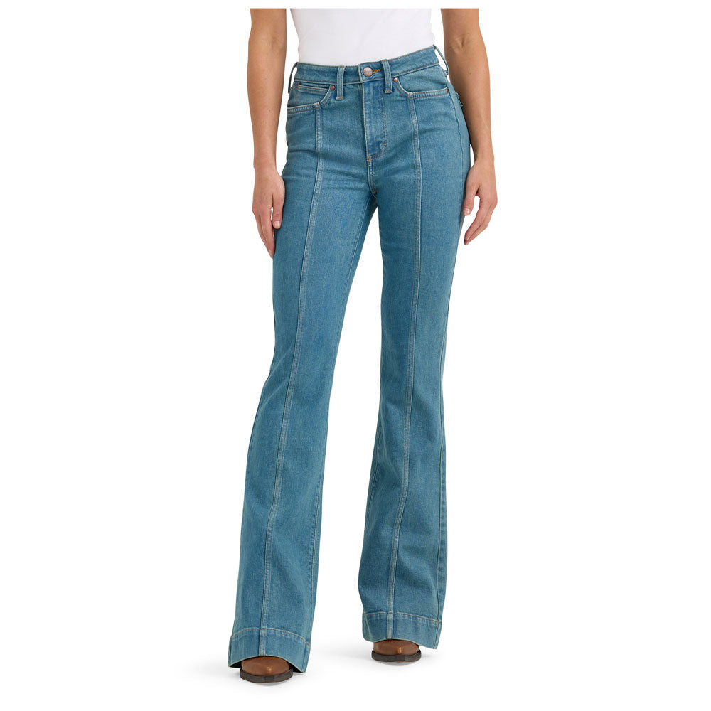 112367632 Wrangler Women's Retro Bailey High Rise Trouser Jean - Brook | The Wire Horse