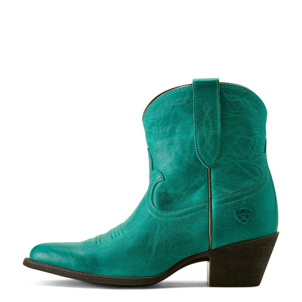 10063939 Ariat Women's Maggie J Toe Western Boot - Deep Turquoise | The ...