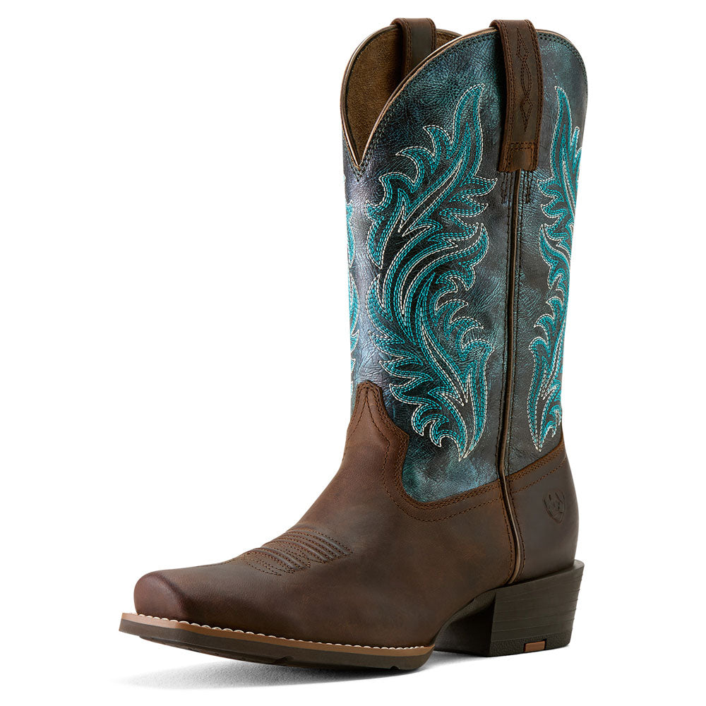 10064077 Ariat Women's Round Up Narrow Cutter Toe Western Boot - Sassy ...