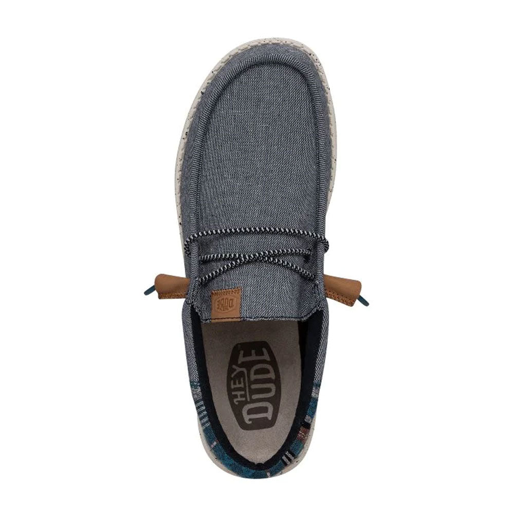 Hey Dude Men's Wally Funk Baja Shoe - Navy | The Wire Horse