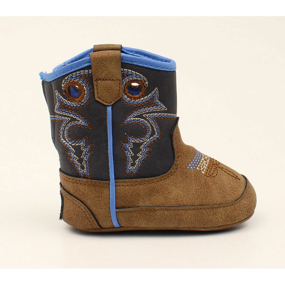 Twister Double Barrel Trace Toddler and Kids Boot Brown | The Wire Horse
