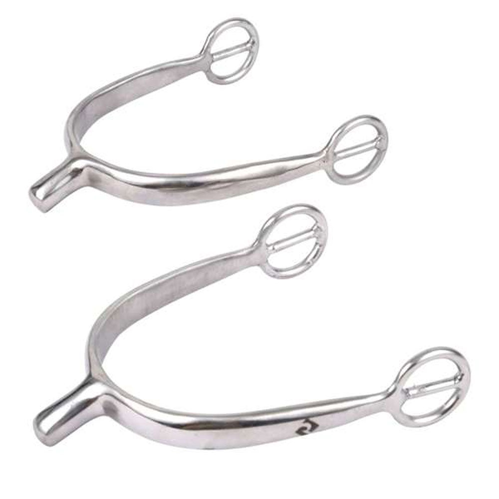 E202 Reinsman Diamond R Tom Thumb English Dressage Spurs- 3/4 inch nec ...