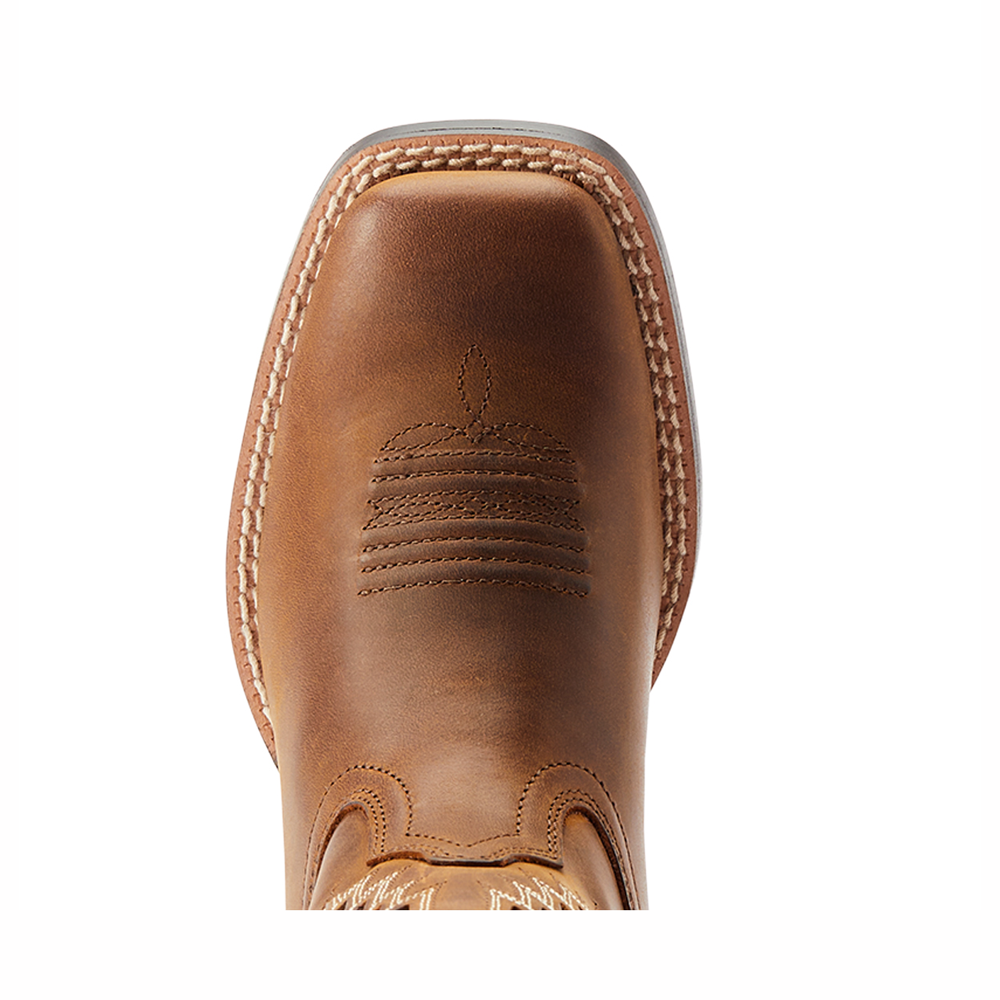 10044485 Ariat Youth Quickdraw VentTEK Western Boot - Distressed Tan ...