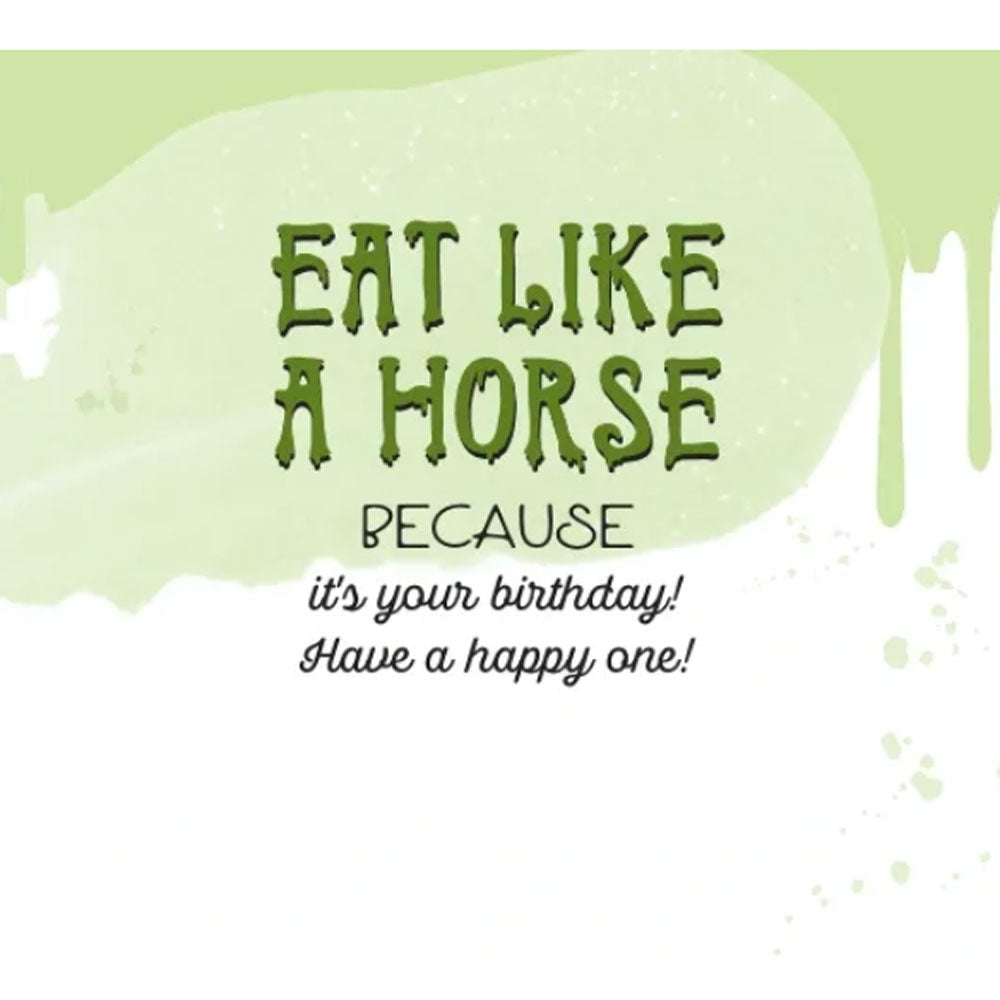 Birthday Card - Slobber, Slime and Drool | The Wire Horse