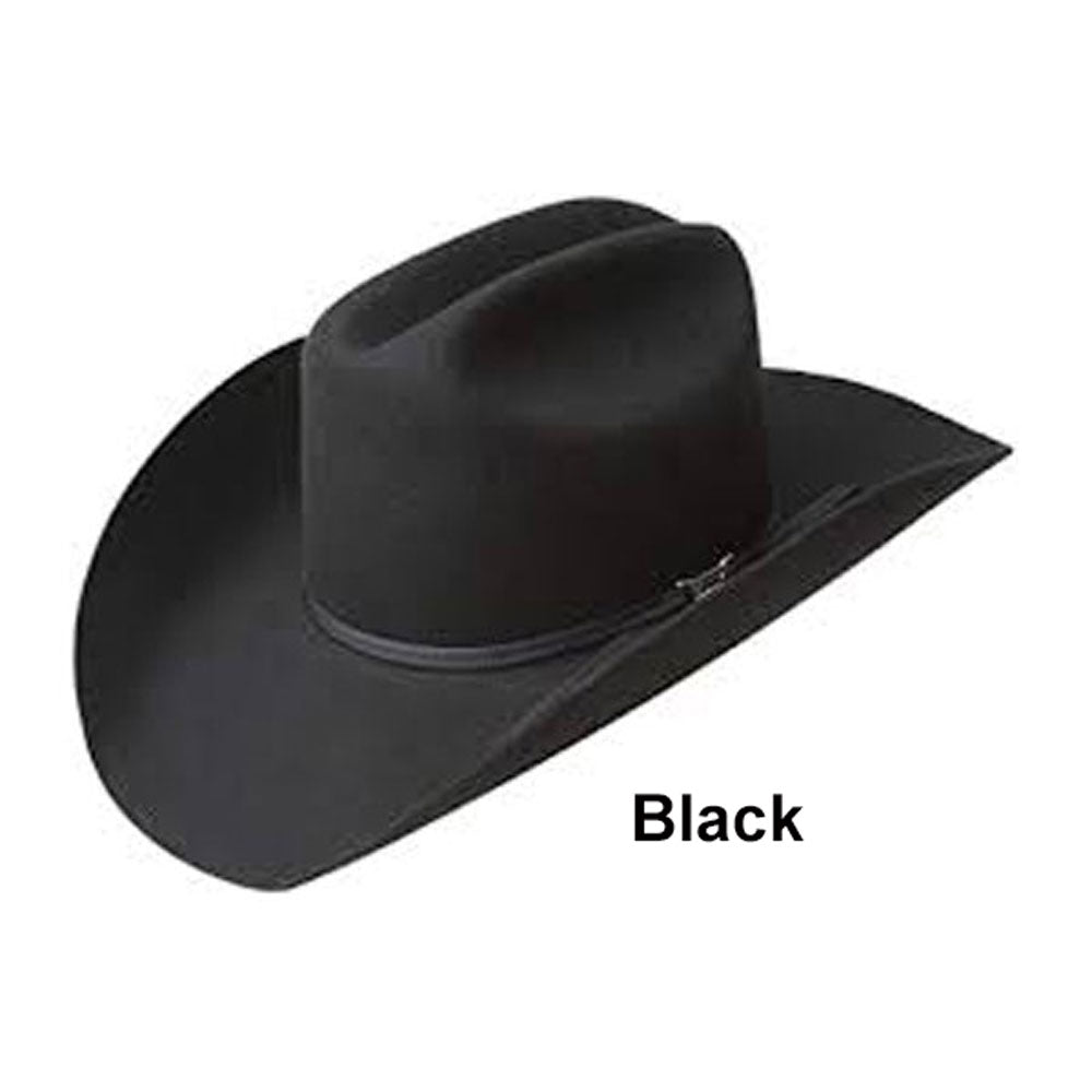 Bailey Eddy Brothers Bandit Western Cowboy Hat - Black Wool Felt | The ...